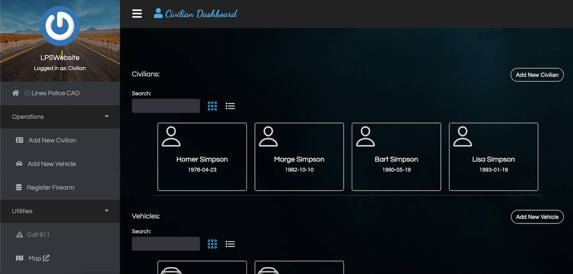 LPC - World Class Police CAD for Role-Play Communities