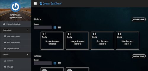 LPC - World Class Police CAD for Role-Play Communities