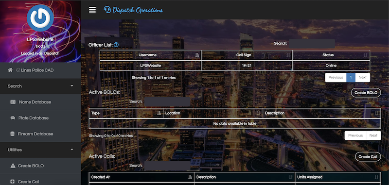 LPC - World Class Police CAD for Role-Play Communities