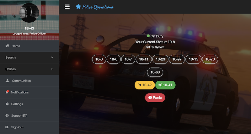 LPC - World Class Police CAD for Role-Play Communities